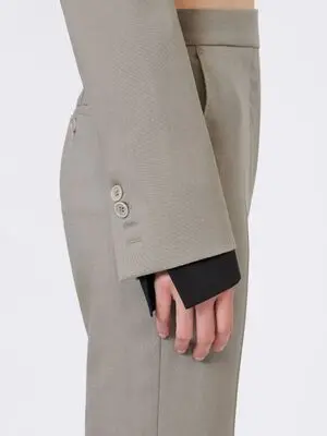 Max Mara Slim-fit Jacket In Wool, Mohair And Silk