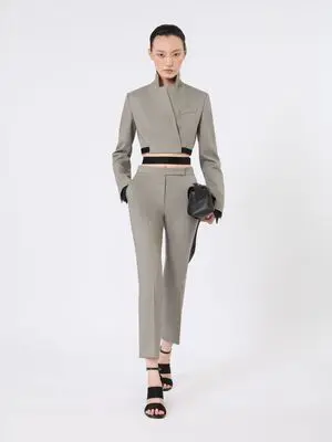 Max Mara Slim-fit Jacket In Wool, Mohair And Silk