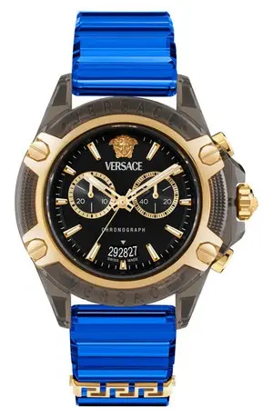 Versace Icon Active Chronograph Watch - Black