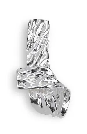 NAVEDA Jiya Mini Knot Earrings - Silver