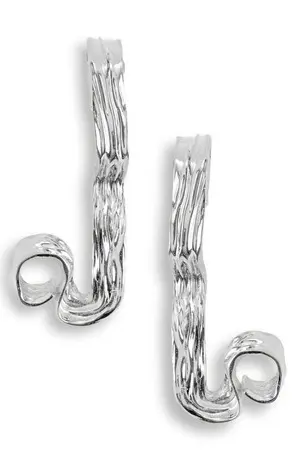NAVEDA Naisa Drop Earrings - Silver