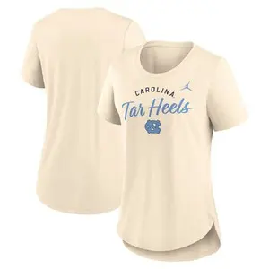 JORDAN BRAND North Carolina Tar Heels Script Logo Tri-blend T-shirt