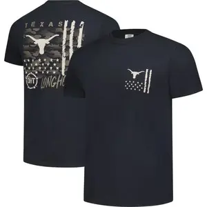 IMAGE ONE Texas Longhorns Comfort Colors Oht Camo Overlay T-shirt - Black