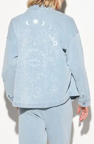 Spiritual Gangster Eye Bloom Button-up Shirt