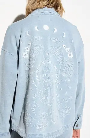 Spiritual Gangster Eye Bloom Button-up Shirt