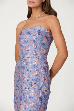 Shoshanna Jacquard Ankle-length Callie Dress