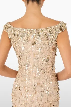 Jenny Packham Jessie Beaded Gown - Illusion