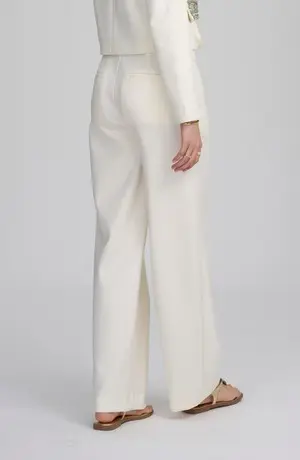 ELLE COLLECTION Neoprene Wide Leg Pant