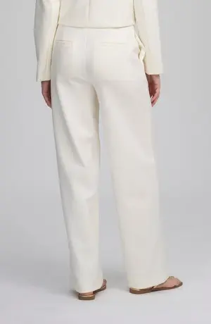 ELLE COLLECTION Neoprene Wide Leg Pant
