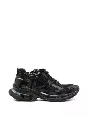 Balenciaga Runner Led Lace-up Sneakers - Black