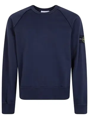 Stone Island Crewneck Sweatshirt - Blue