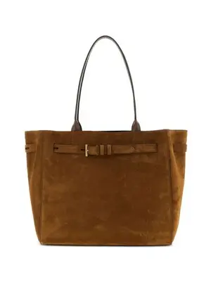 TOM FORD Suede And Calf Leather Medium Tote