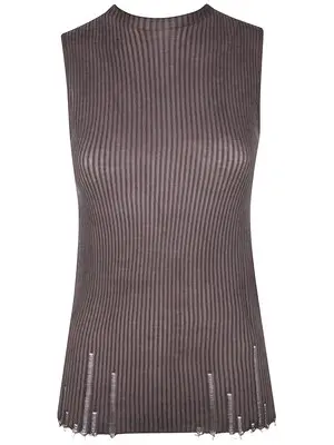 UMA WANG Sleeveless Wool Top