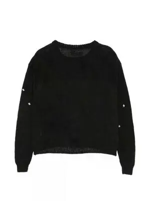 STORY MFG. Graphic Knitted Jumper - Black