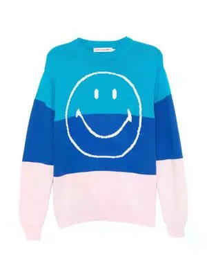 Joshua Sanders Smiley-intarsia Sweater - Blue