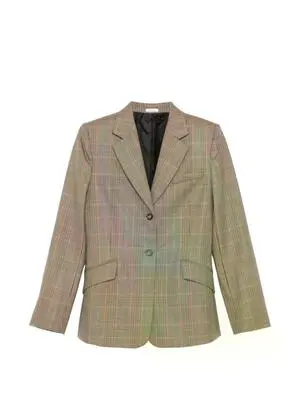 Alexander McQueen Country Check Single-breasted Blazer