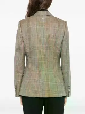 Alexander McQueen Country Check Single-breasted Blazer
