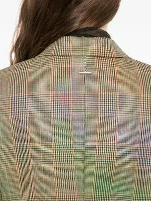 Alexander McQueen Country Check Single-breasted Blazer