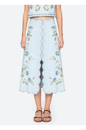 Sea Scalloped Skirts
