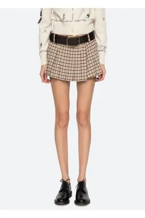 Sea Savannah Plaid Skort