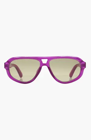 REALITY EYEWEAR Ryder Aviator Sunglasses Amethyst