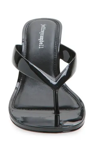 Jeffrey Campbell Gigabyte Wedge Flip Flop - Black