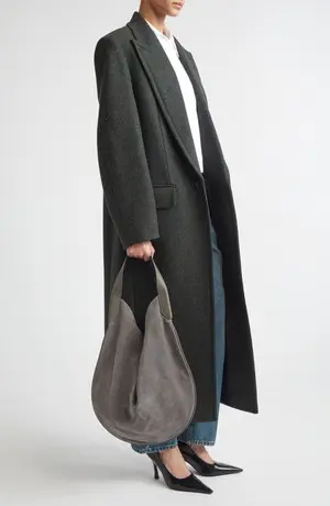 Victoria Beckham The Dia Soft Suede Hobo Bag