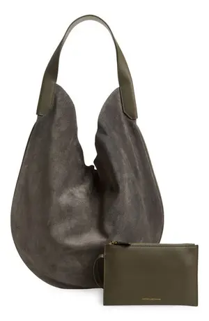 Victoria Beckham The Dia Soft Suede Hobo Bag