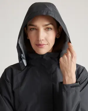 Quince Weather Proof Long Rain Shell Jacket