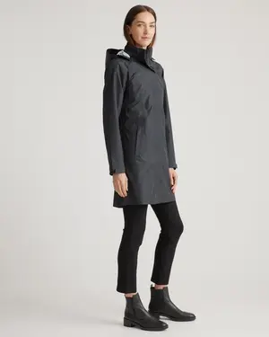 Quince Weather Proof Long Rain Shell Jacket