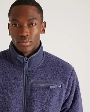 Quince Sherpa Full Zip Jacket