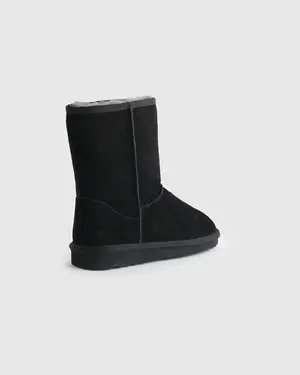 Quince Australian Shearling Mid-calf Boots - True Black