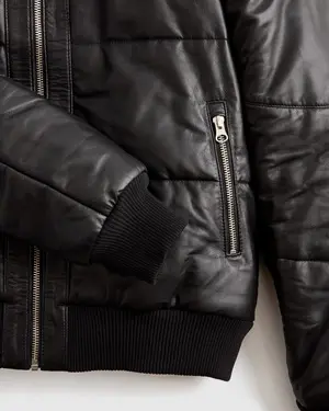 Quince Puffer Jacket With Faux Fur Lined Hood