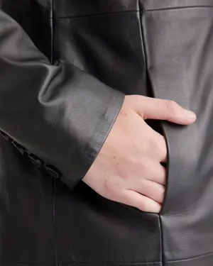 Quince Leather Trench Coat