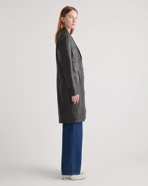 Quince Leather Trench Coat