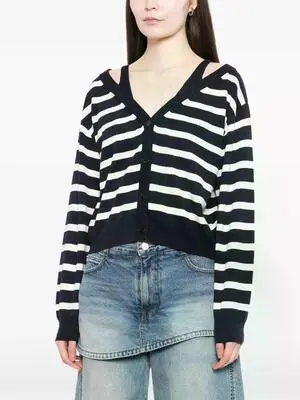 YCH Striped Cardigan