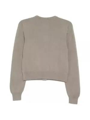 BARRIE Cotton And Cashmere Jewelled Button Cardigan - Neutrals