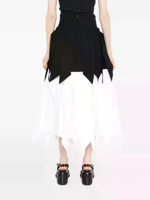 A.W.A.K.E. Mode Poplin Asymmetric Skirt