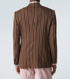 Dolce & Gabbana Striped Blazer - Brown