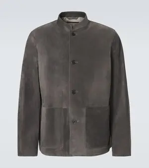 Dunhill Suede Jacket - Grey