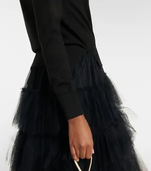 Simone Rocha Embellished Cardigan - Black