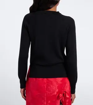 Simone Rocha Embellished Cardigan - Black
