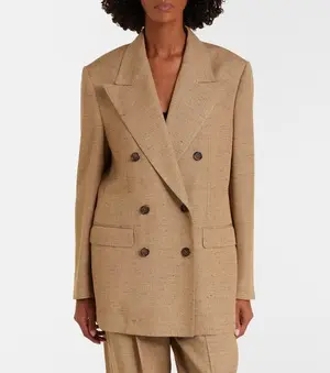 Dolce & Gabbana Oversized Double-breasted Blazer - Beige