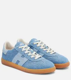 Hogan Low-top Denim Sneakers - Blue