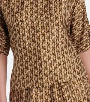 Max Mara Nordica Printed Silk Blouse - Multicoloured