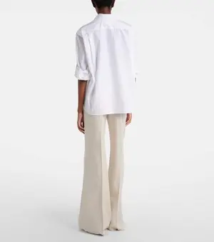 Max Mara Badesse High-rise Wide-leg Linen Pants - Beige