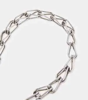 Etro Embellished Chain Necklace - Silver