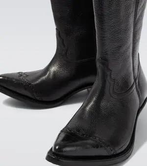Our Legacy Consultant Leather Cowboy Boots