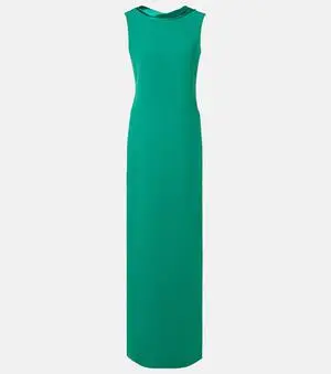 Max Mara Aere Cady Maxi Dress - Green