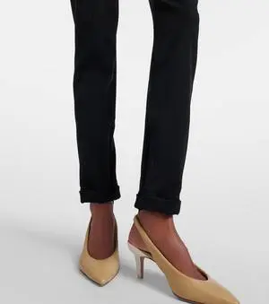 Chloé Embellished Slim Pants - Black